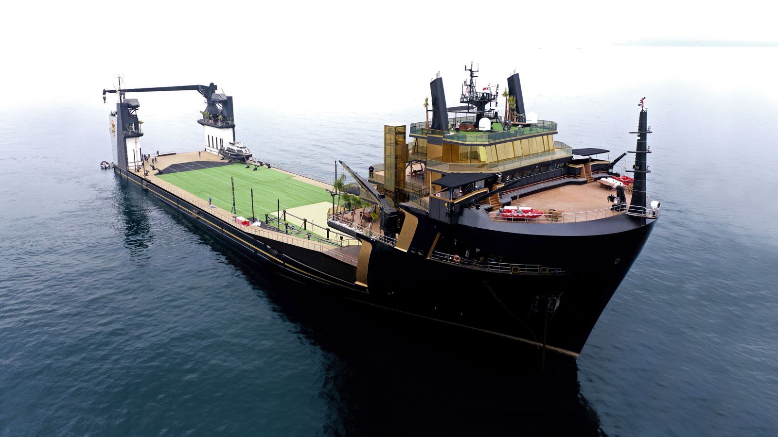 146m semi-submersible conversion launched at Karmarine Shipyard